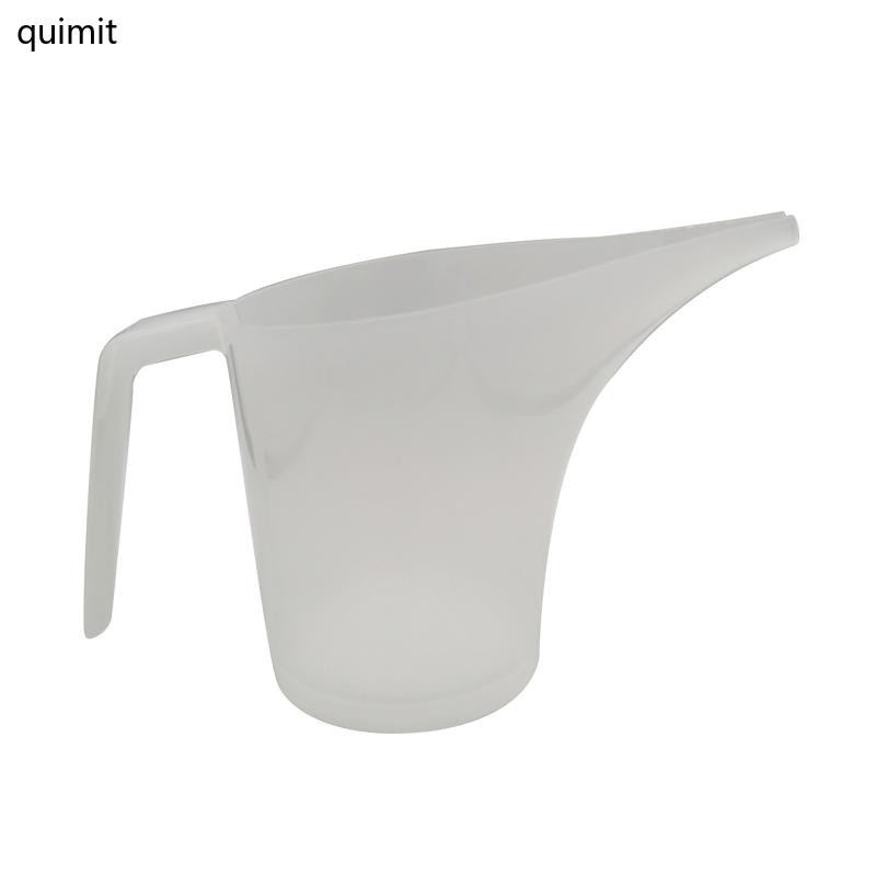 QUIM Transparent Plastic Funnel Measuring Jug Cup Large Capacity Long ...