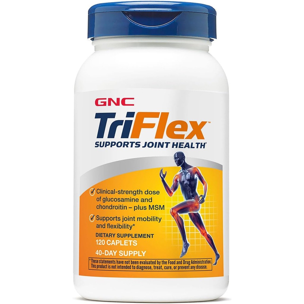 GNC Triflex Joint Support Caplets, Clinical Strength, Glucosamine ...