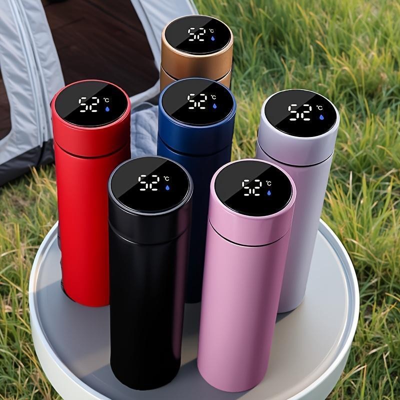 500ml Digital Thermos Flask | Double Stainless Steel Vacuum Insulated ...
