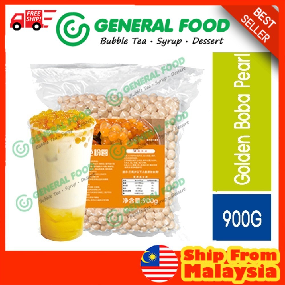 [Halal] Honey Golden Tapioca Pearl - 1Kg 蜜糖琥珀珍珠 | 黄金珍珠 | Bubble Tea Honey Boba | Shopee Malaysia