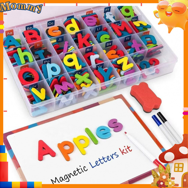 【🇲🇾 Ready Stock】Alphabet magnet alphabet toy 26Pcs Alphabet Kit ABC ...