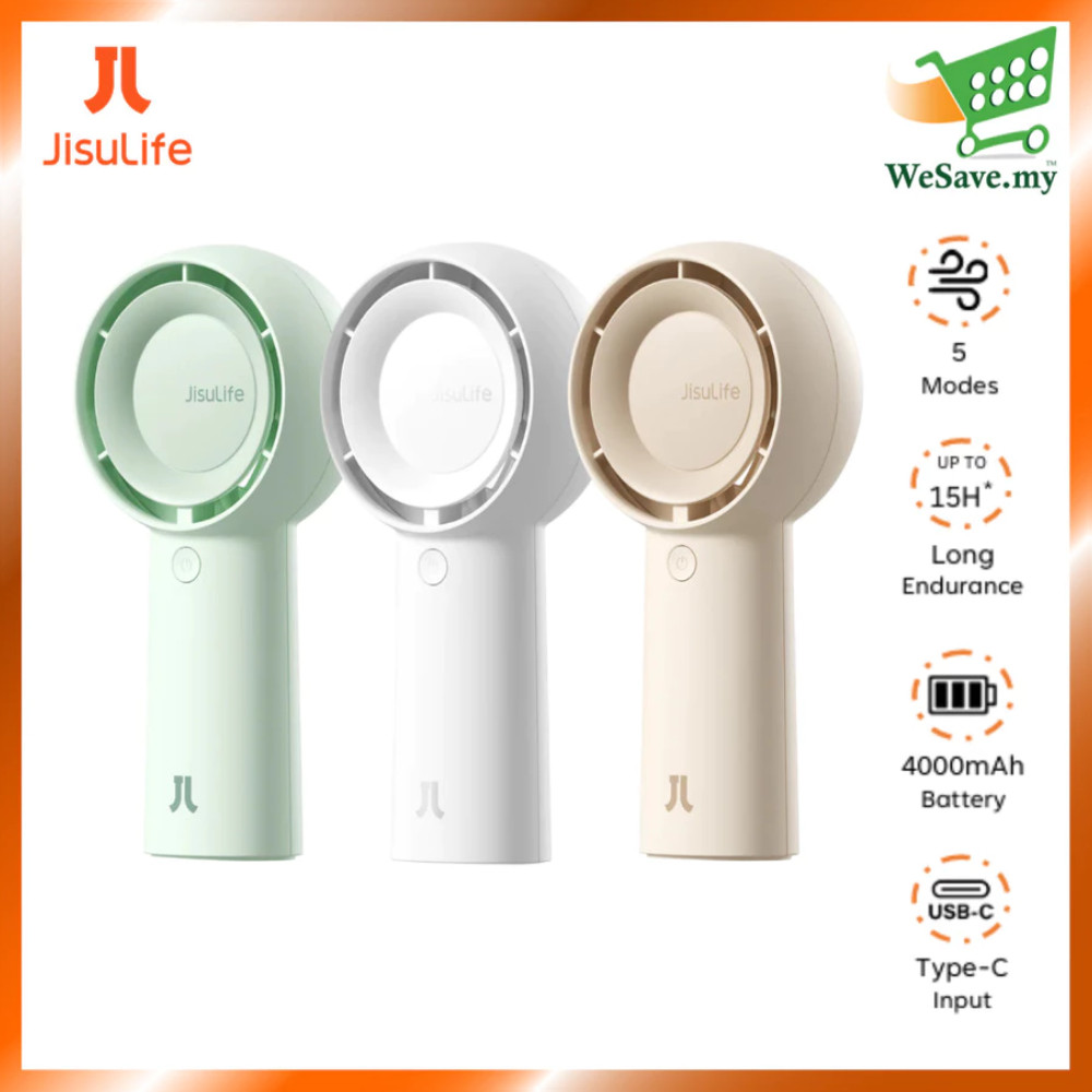 JisuLife HandHeld Fan Life5 Plus (Original) 1 Year Warranty | Shopee ...