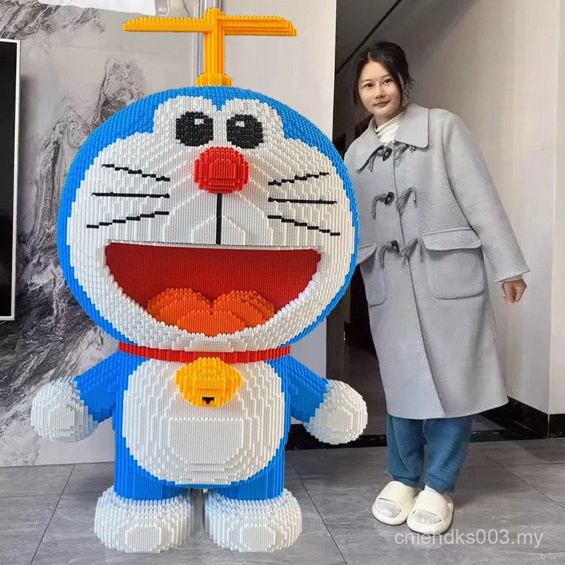 Real Original Version 90cm High Huge Doraemon Compatible Lego Building ...
