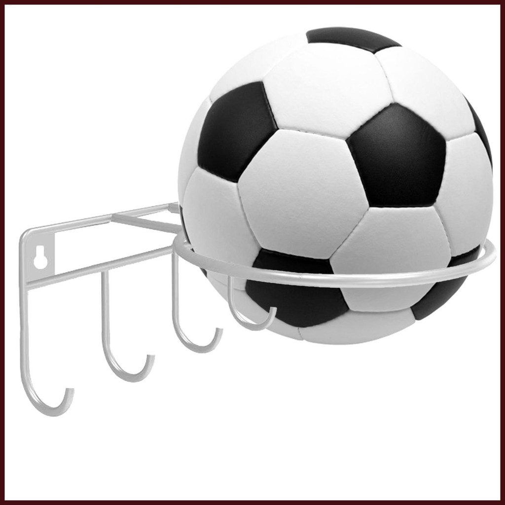 Metal Wall Ball Stand Metal Wall Mount Organizer Stand Metal Ball ...