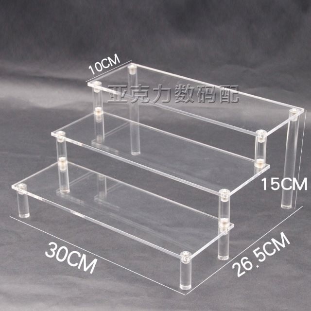 Sgsellert Acrylic Pop Mart Display Stand Toy Car Model Price Ladder ...