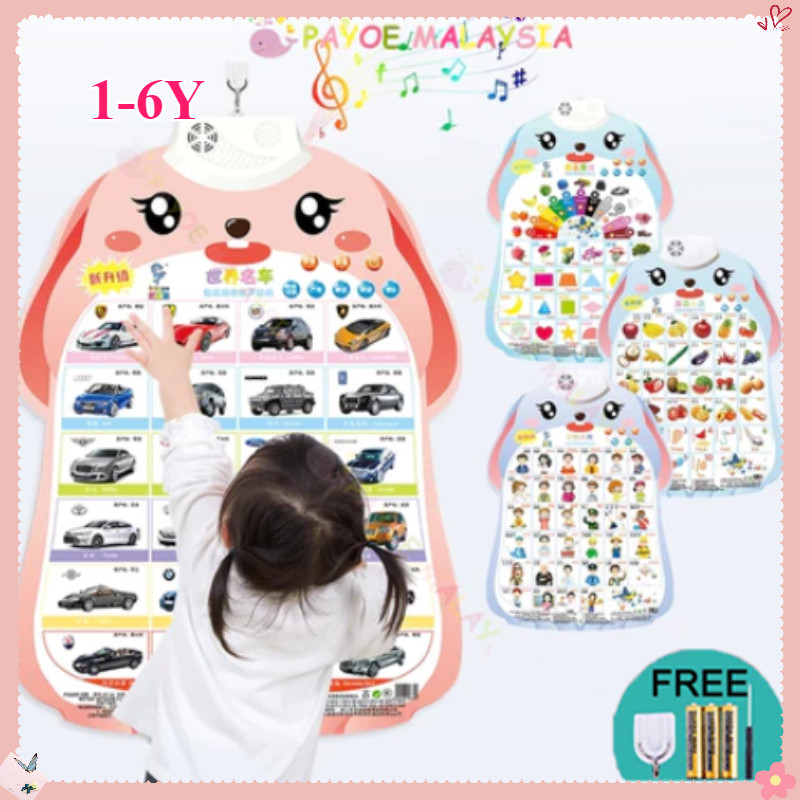Baby Learning Machine Electronic Wall Chart Point Reading Sound ...