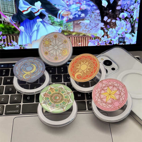 magsafe popsocket magnetic popsocket Kartun glitter Sakura tatasusunan ...