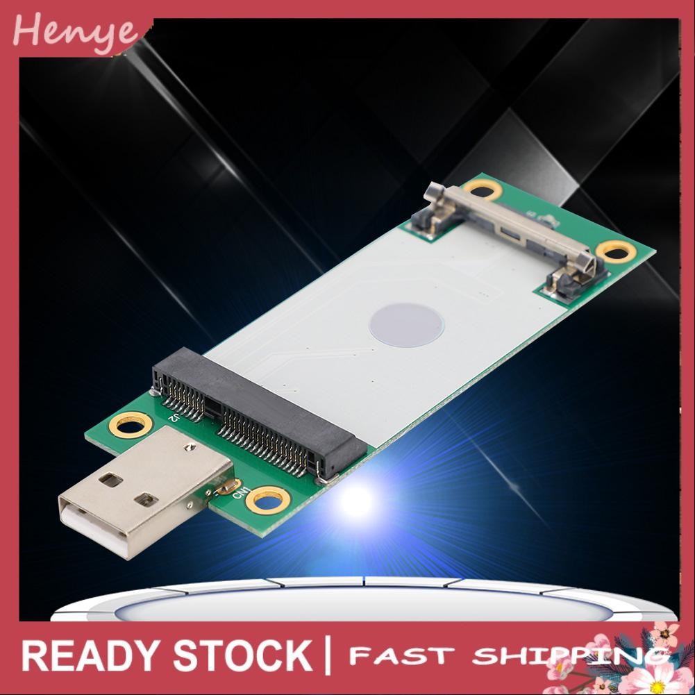 Henye Mini PCIE to USB Riser Card for WWAN Test Adapter 3G/4G Module ...