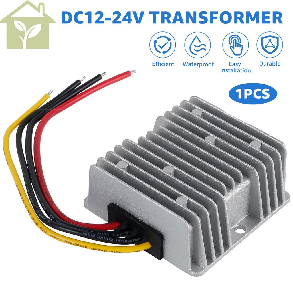 DC 12V Step Up to 24V Boost Converter 10A 24W Waterproof DC Voltage ...