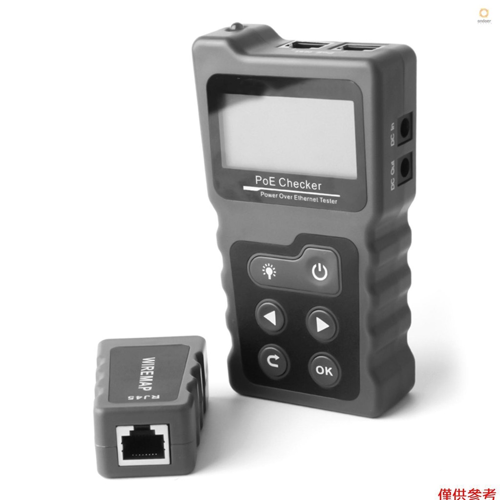 Multi-functional LCD Network Cable Tester PoE Checker Inline PoE ...