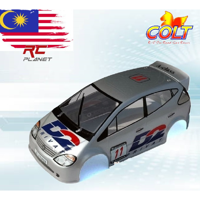 Colt 1/10 Mini M-chassis clear Body A-Class 160mm with decals M1107 ...