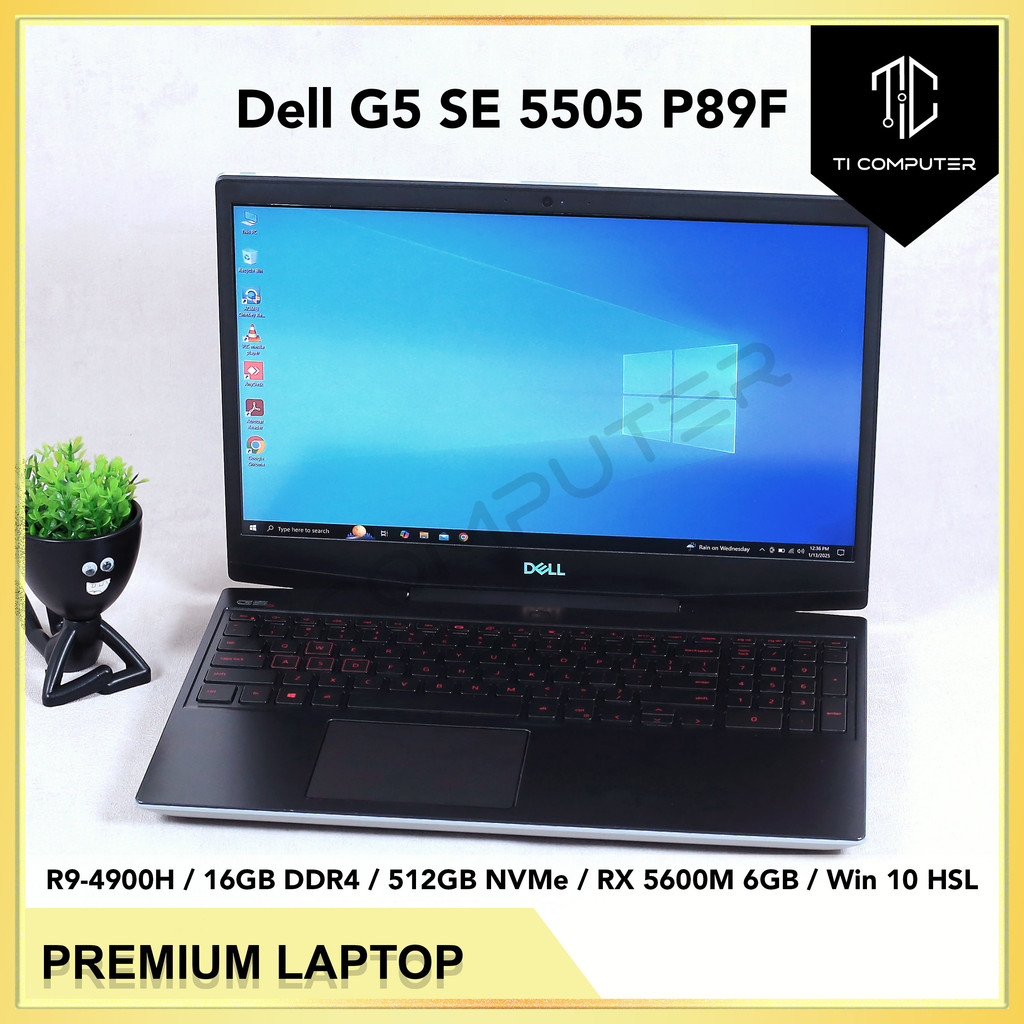 Dell G5 SE 5505 P89F Ryzen 9 4900H with Radeon Graphics 16GB DDR4 RAM ...