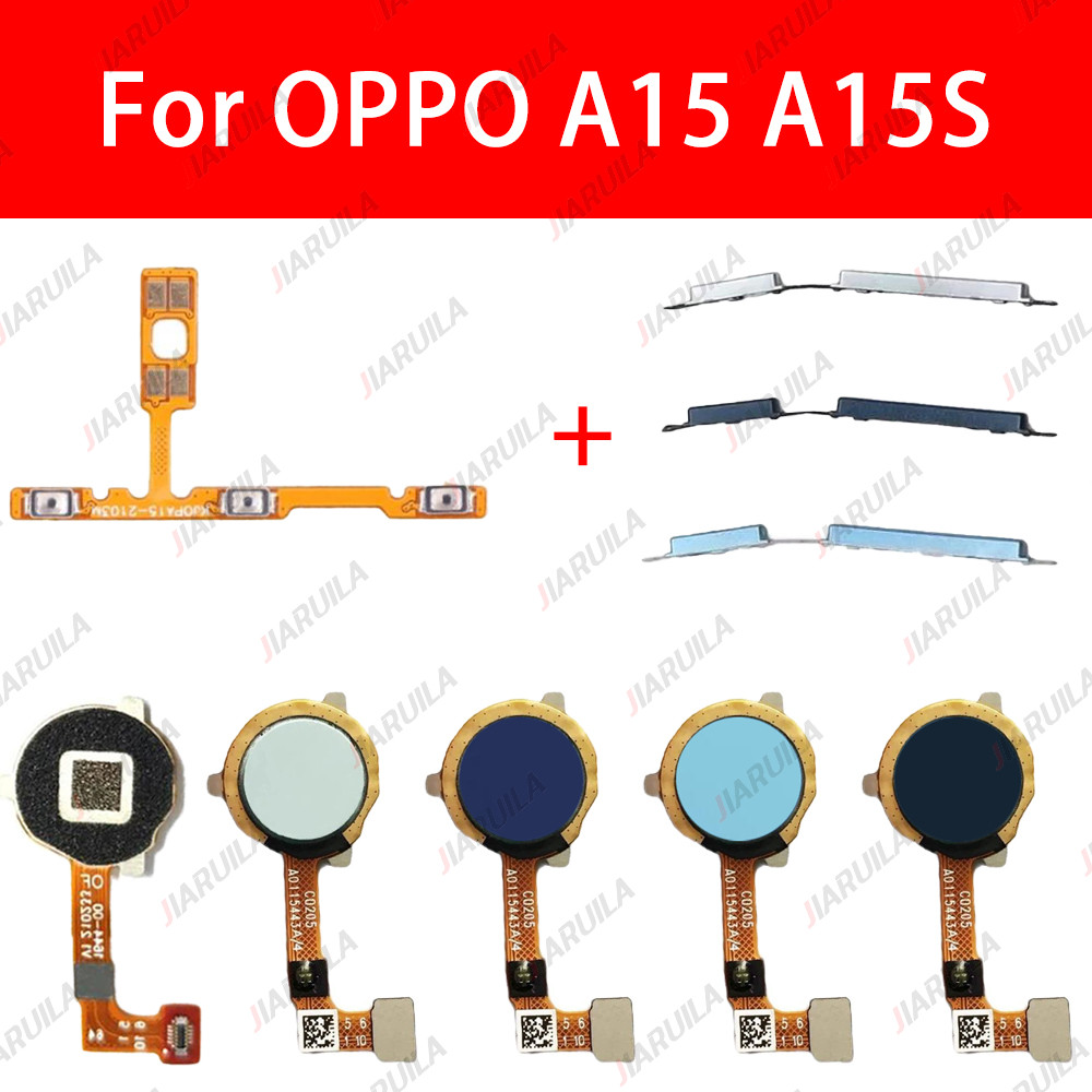 Fingerprint sensor Scanner Home Button For OPPO A15 A15S CPH2179 ...