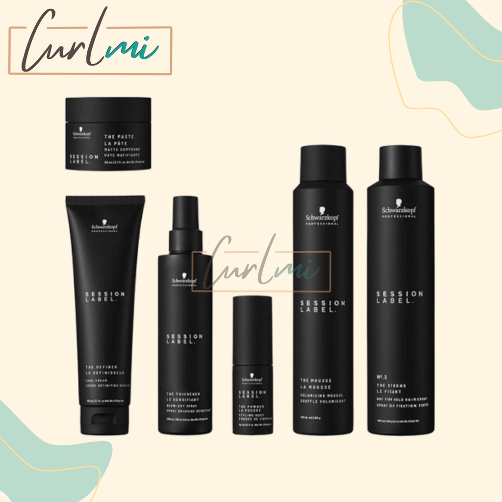 Schwarzkopf Professional Session Label THE STRONG Hair Spray/ PASTE ...