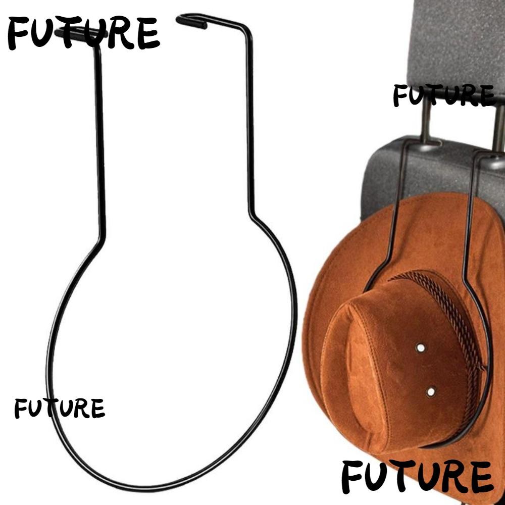 HL-FUTU Cowboy Hat Rack, Black Metal Car Hat Rack, Suspension Arc ...
