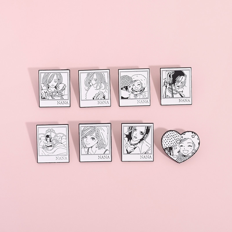 Classic Japanese Anime Girls Oosaki Nana Brooch Pins Cartoon Brooch ...