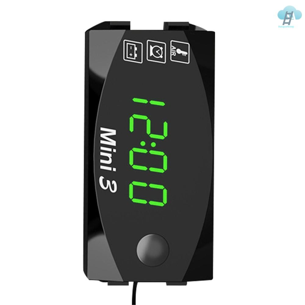 Ip67 Waterproof Tester Car Boat Marine Clock + Thermometer 3 In 1 ...