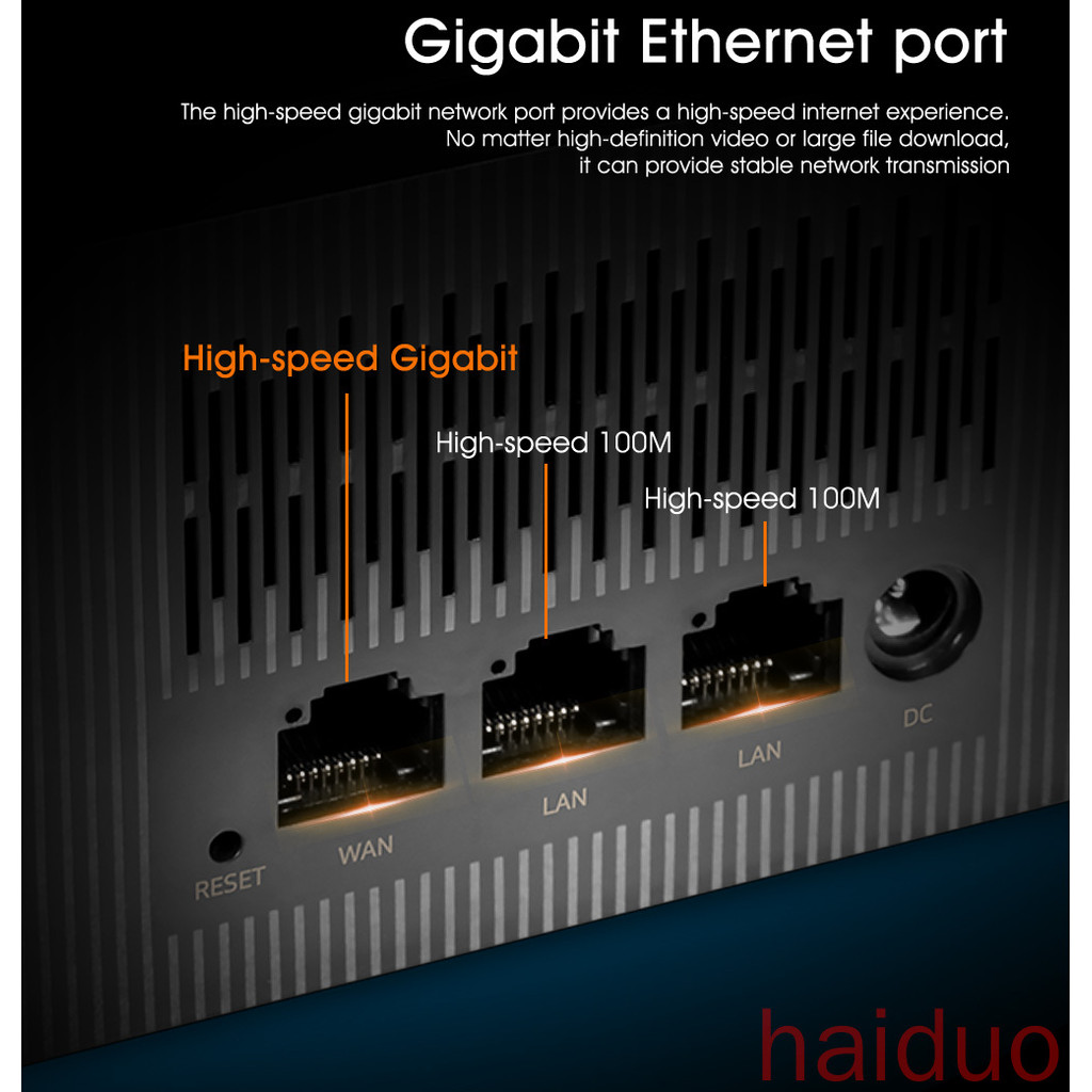 Router Dual-Band Gigabit Smart WIFI5 Mesh Set Net Large Apartment ...