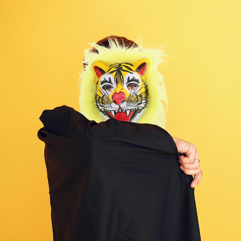 Ciieeo Halloween Topeng Harimau Topeng Kostum Harimau Topeng Muka ...