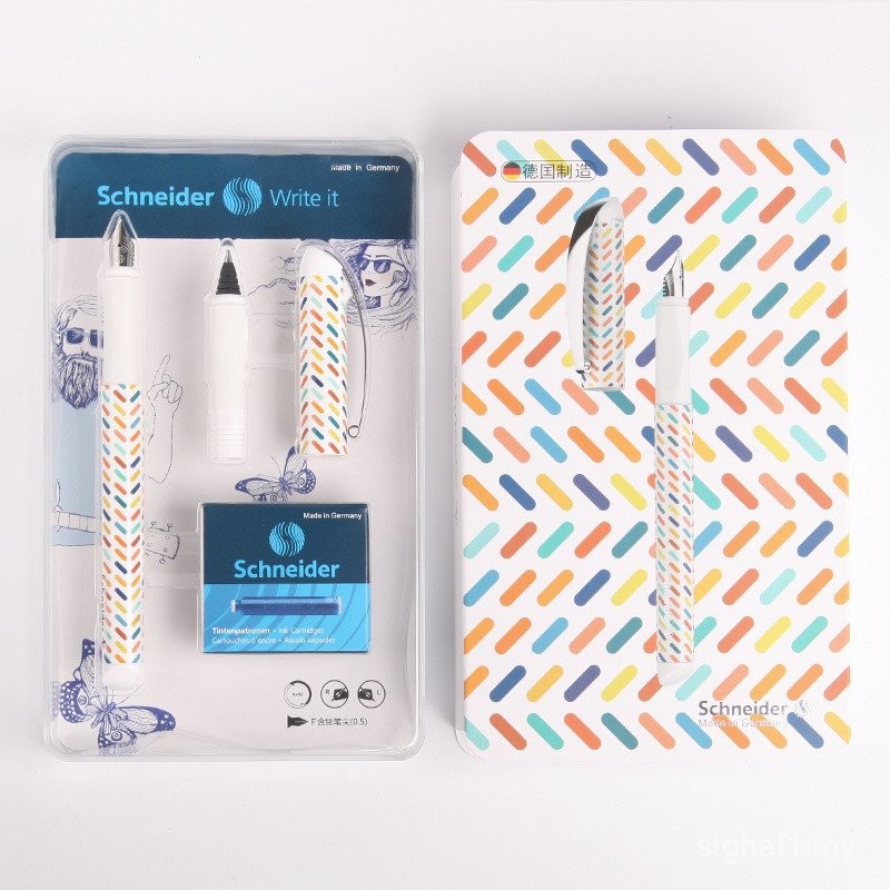 German Schneider Corak Maze Cantik Dot Signature Pen Rollerball Pen Dwi ...