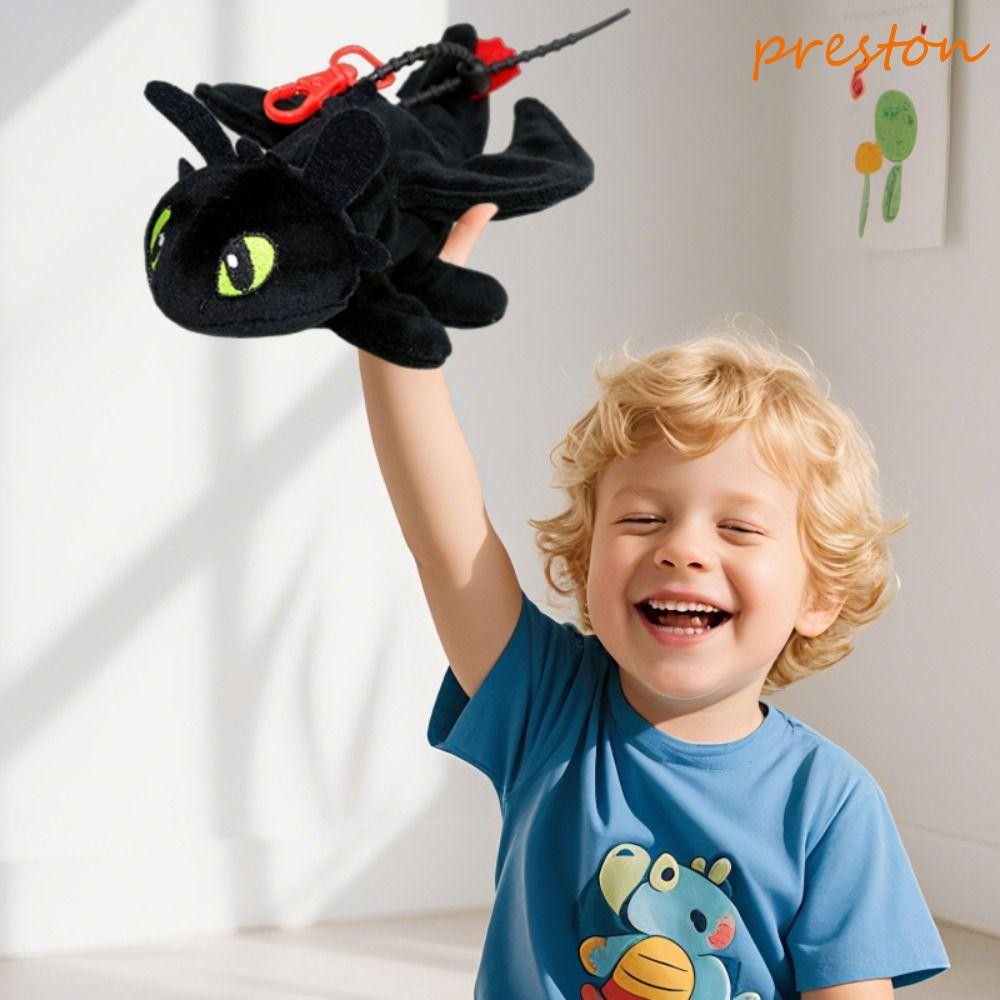 PRESTON How To Train Your Dragon Plush Toy, Wings Trembling ...