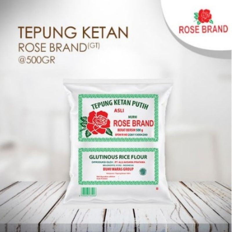Rose Brand Glutinous Rice Flour 500 gr grams | Shopee Malaysia