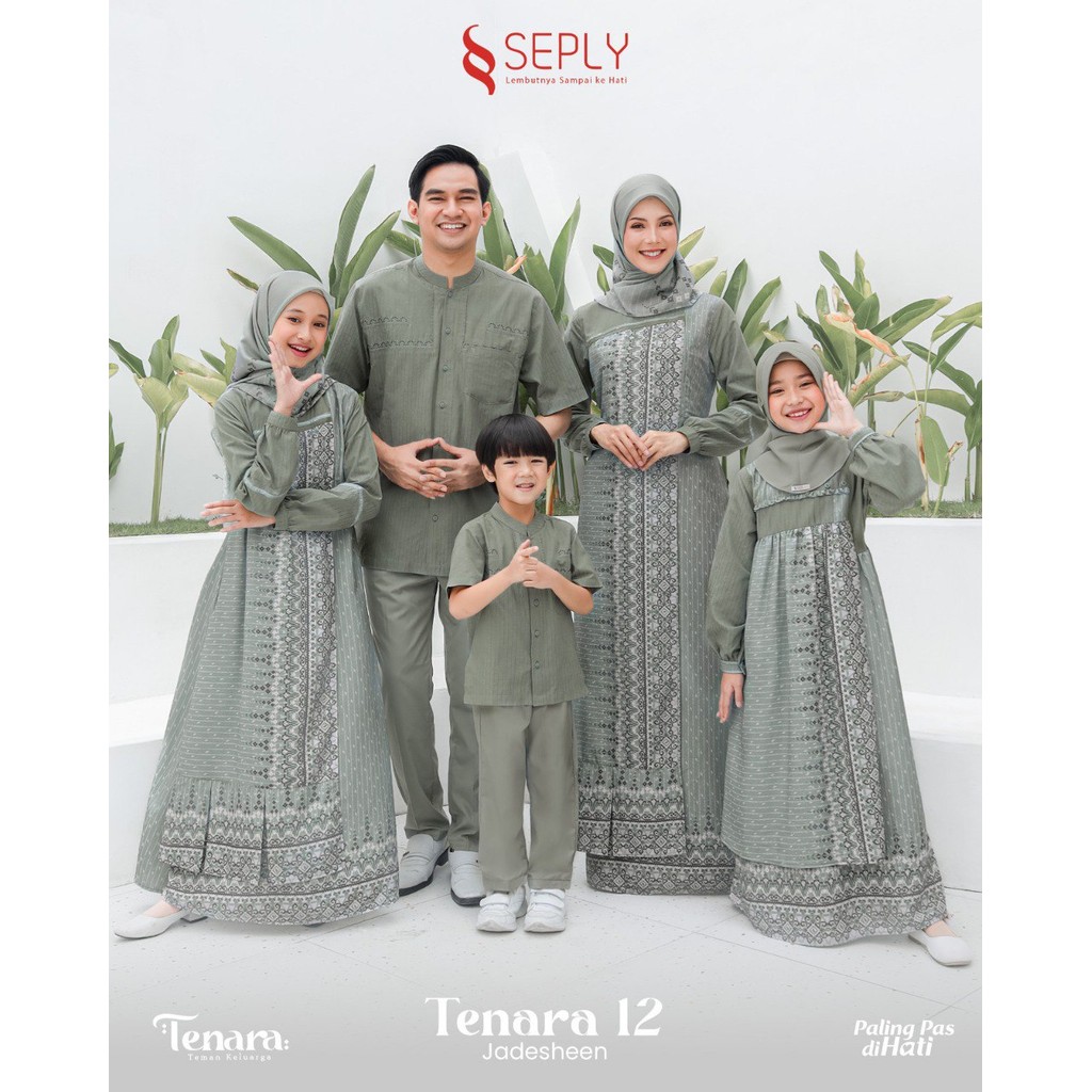 Seply Sarimbit 2025 Eid Family Uniform TENARA 12 Jadesheen | Shopee ...