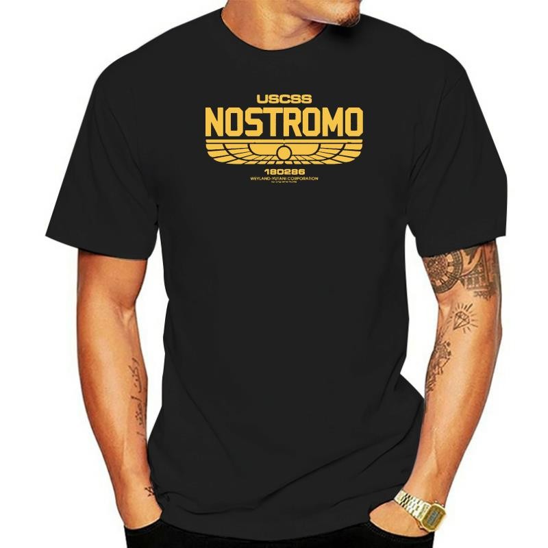 Nostromo Logo Alien Men T-Shirt | Shopee Malaysia