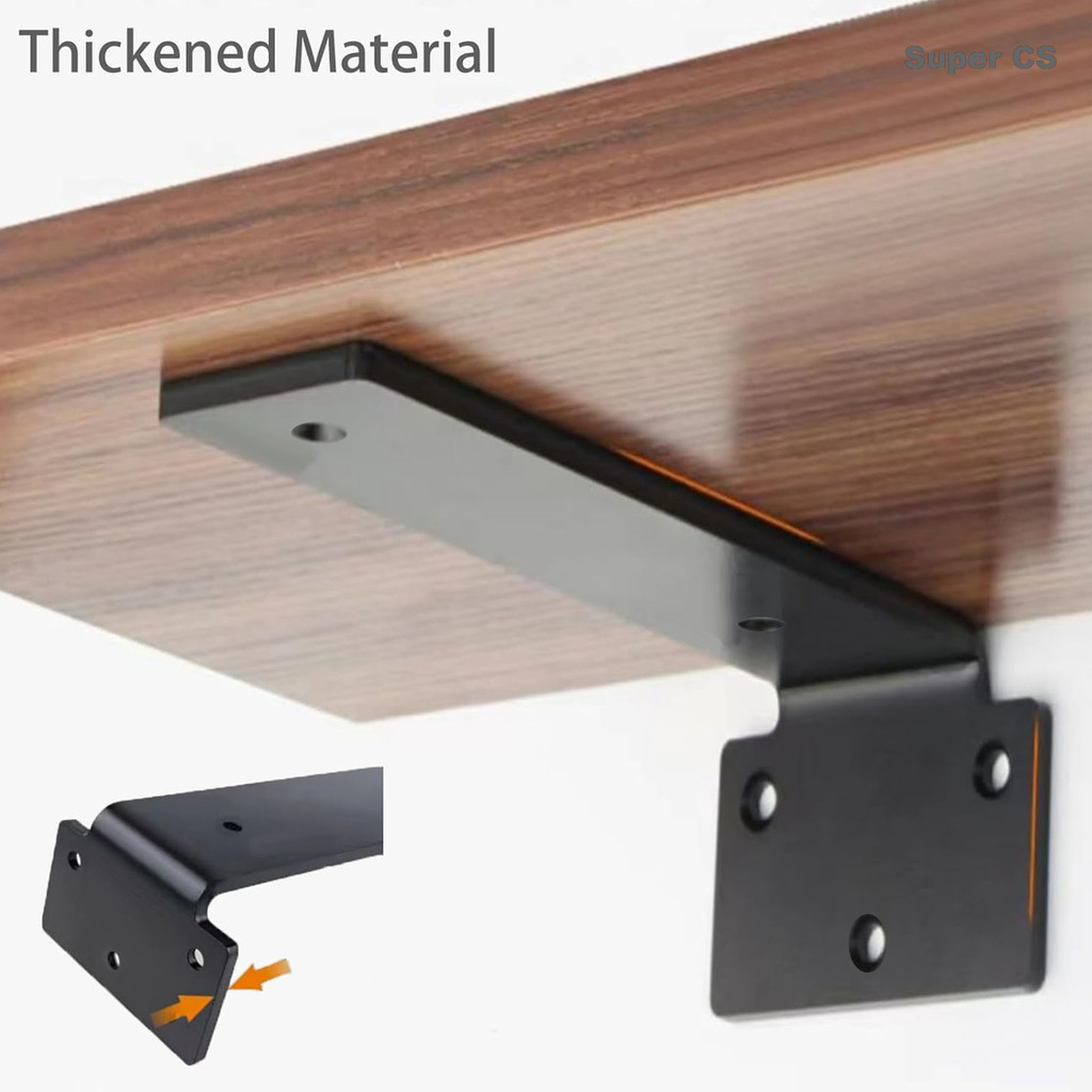 Steel Heavy Duty Concealed Floating Wall Bracket Front and Back ...