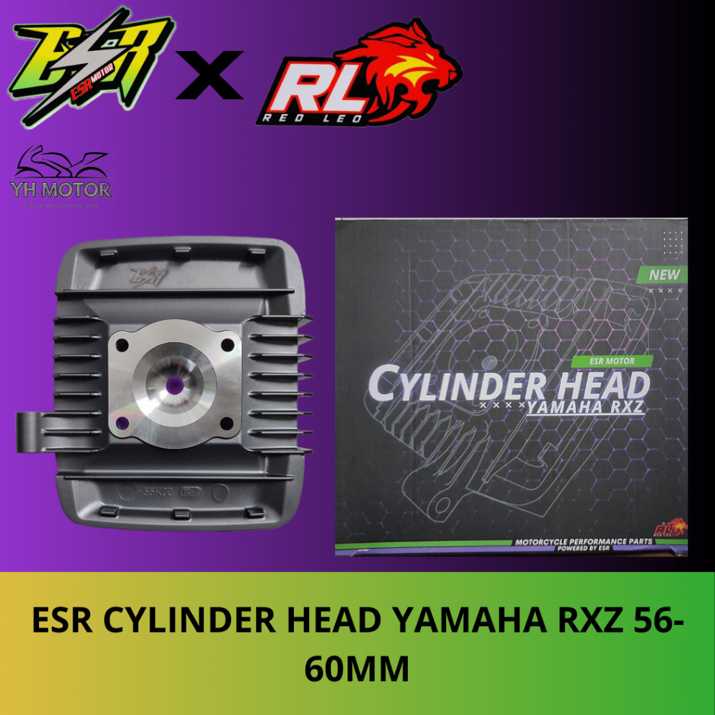 ESR CYLINDER HEAD YAMAHA RXZ 56-60MM | Shopee Malaysia