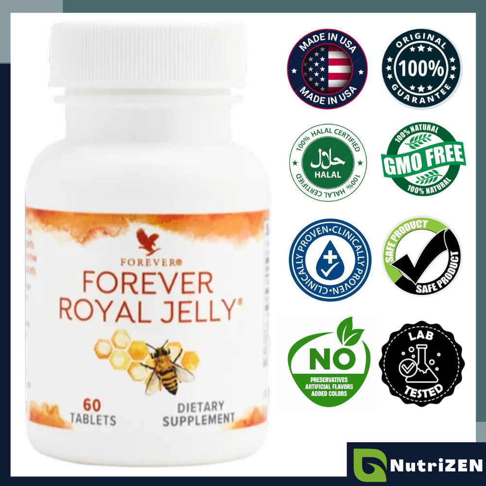 [Original HQ - Exp:05/28] FOREVER Royal Jelly (60 Chewable Tablets ...