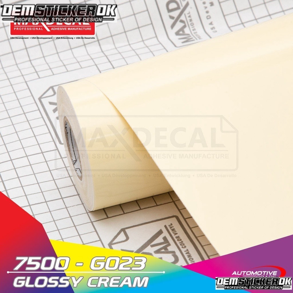 Maxdecal 7500 - G023 Polet Motorcycle Scots Cream | Shopee Malaysia