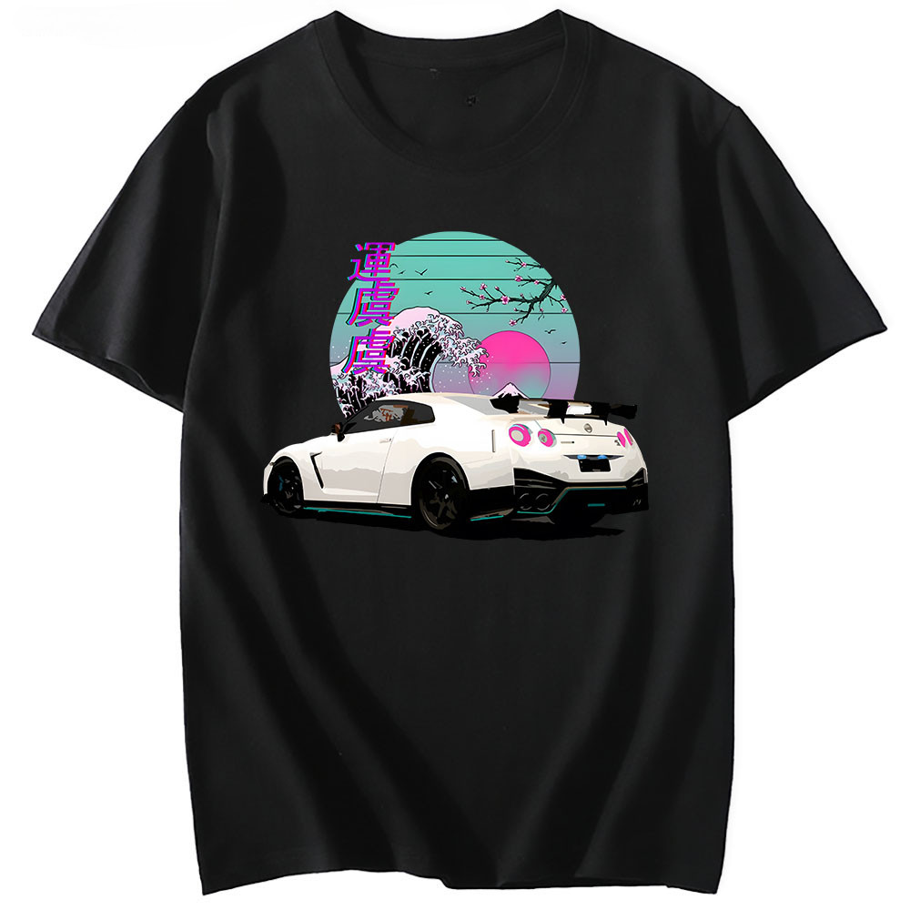 Men Graphic T Shirts Anime Initial D T For R35 Skyline Gtr Vaporwave ...