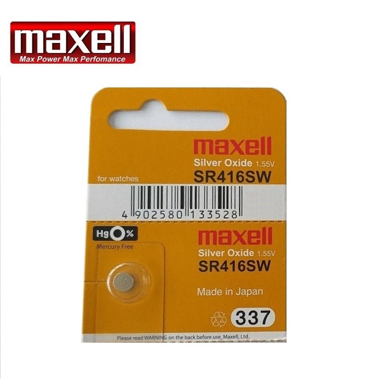 SR416SW GENUINE Maxell Silver Oxide Battery 1.55V | Shopee Malaysia