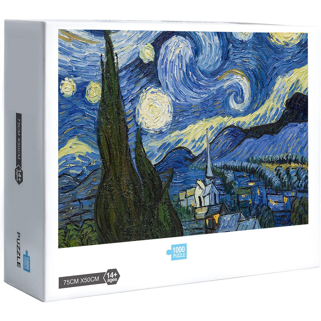 The Starry Night by Vincent Van Gogh Jigsaw Puzzle Home Decor ...