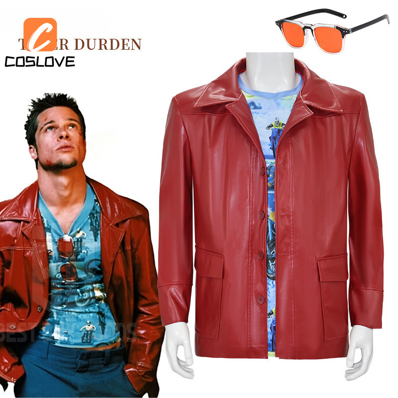 Classic Movie Fight Club Tyler Durden Cosplay Clothing Long Sleeves ...