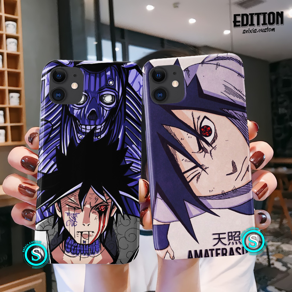 Naruto Sasuke Uchiha Anime Premium Case (All Type Smartphone) | Shopee ...