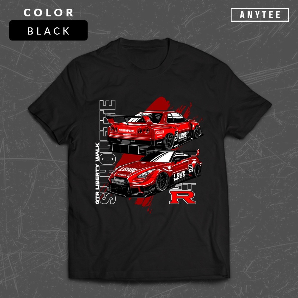 Nissan Gtr R35 Skyline Jdm Automotive Racing Shirts Anytee Prints 8 ...