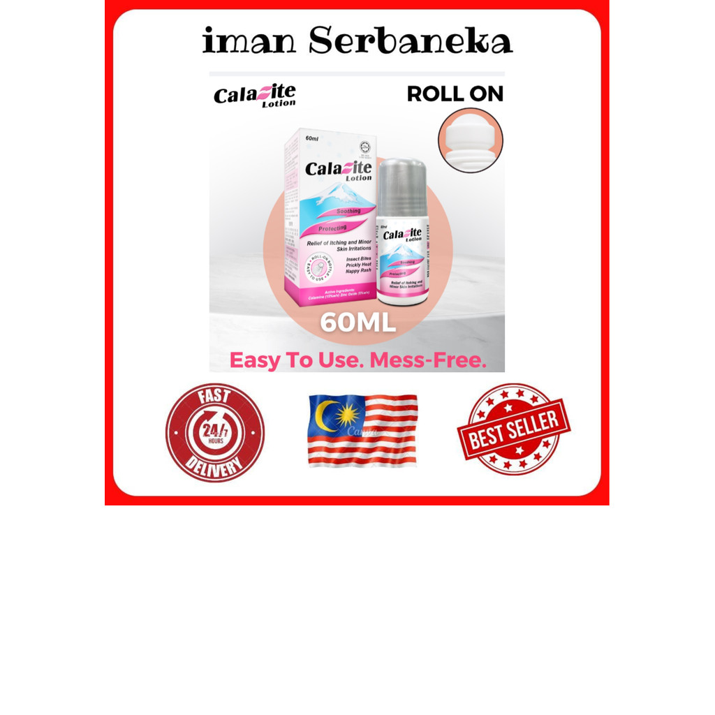 Calazite Calamine & Zinc Oxide Lotion (60/120ml) | Shopee Malaysia