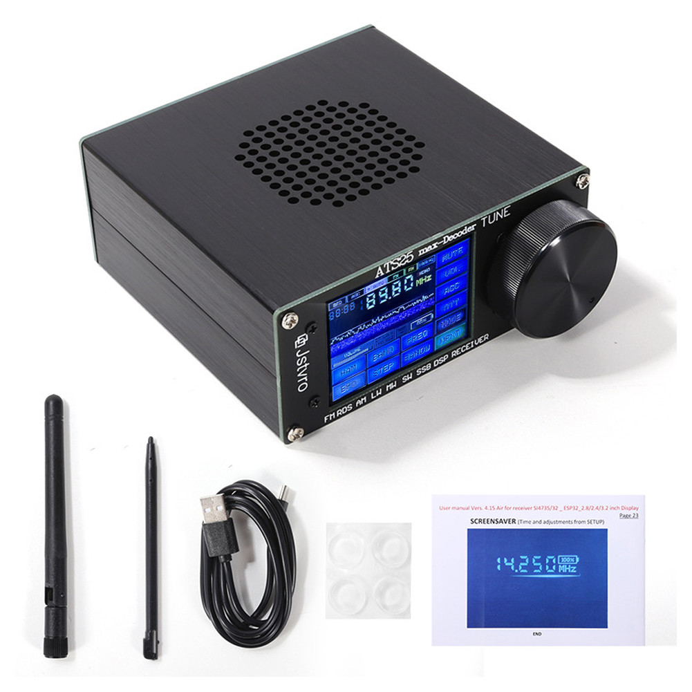 ATS-25MAX Decoder 2.4Inch Touching Screen Portable Full Band Radio ...