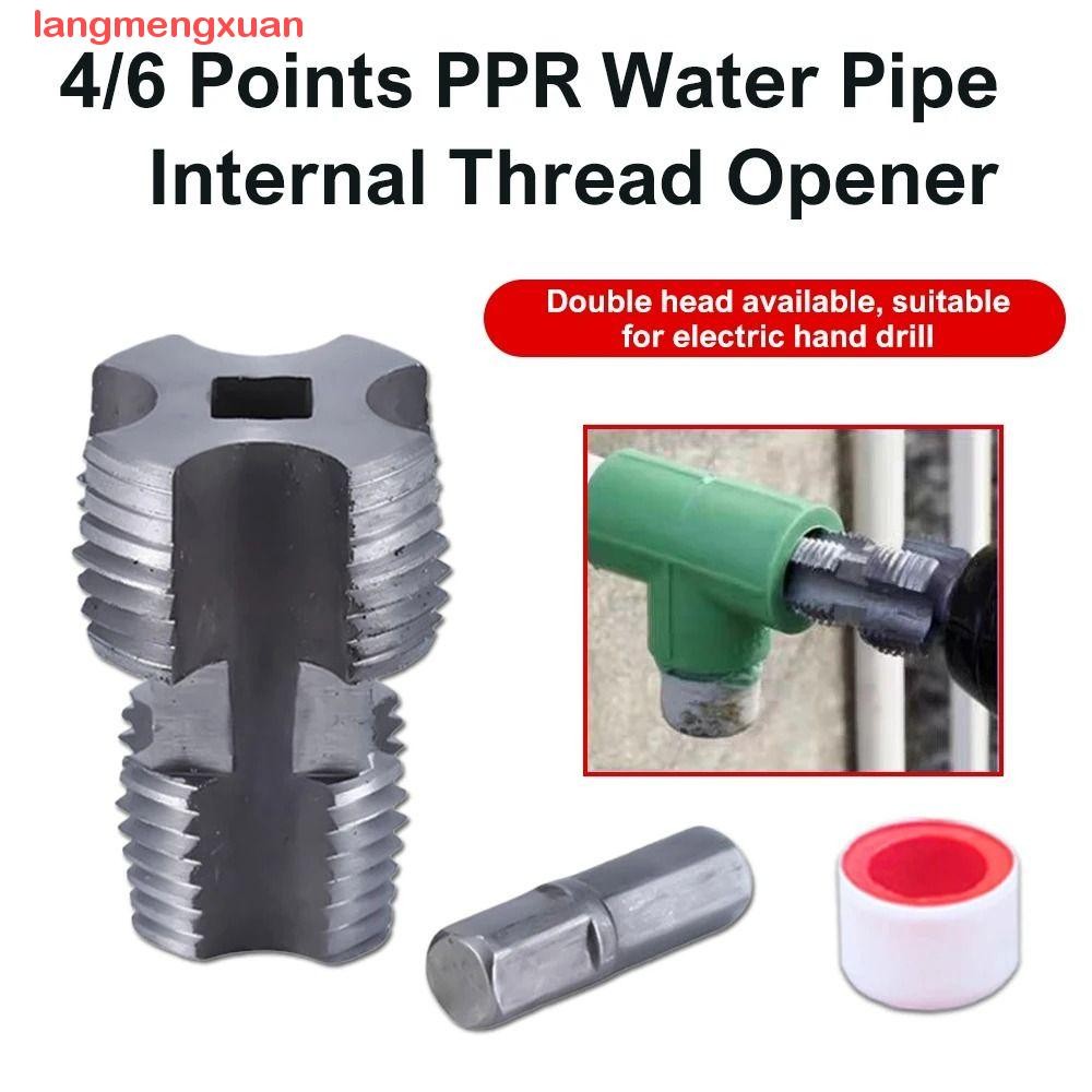 LANGMENGXUAN PVC Pipe Threader Kit, Plastic Plumbing Internal Thread ...