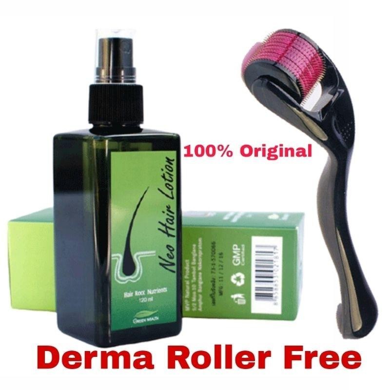 Neo Hair Lotion Original Thailand with Derma Roller | Shopee Malaysia