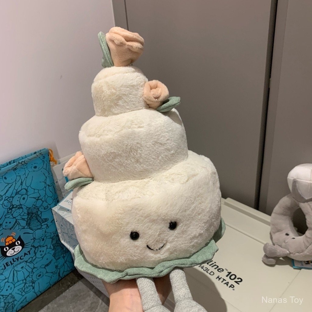 Jellycat Pure Original British Fun Wedding Cake Proposal Soothing Doll ...