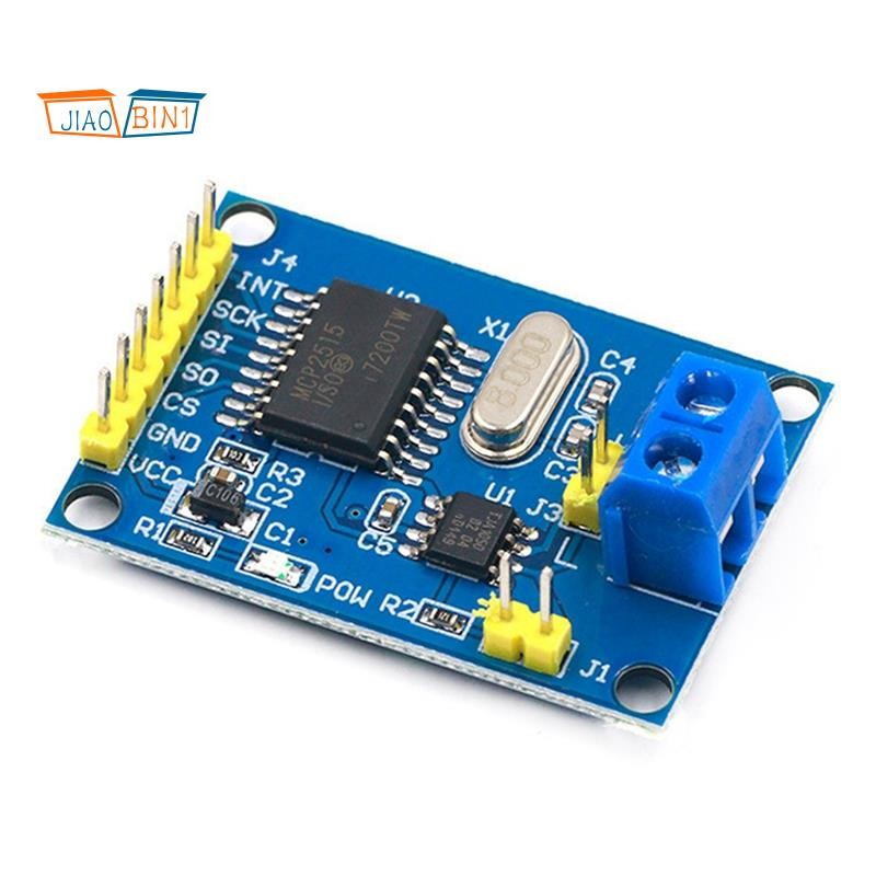 MCP2515 CAN Bus Module TJA1050 Receiver SPI for 51 DIY Kit Microcontroller Program Routine ...