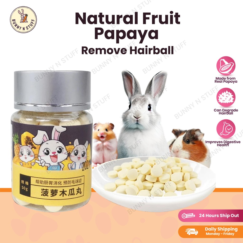Natural fruit papaya anti hairball remove hairball chewable for small ...