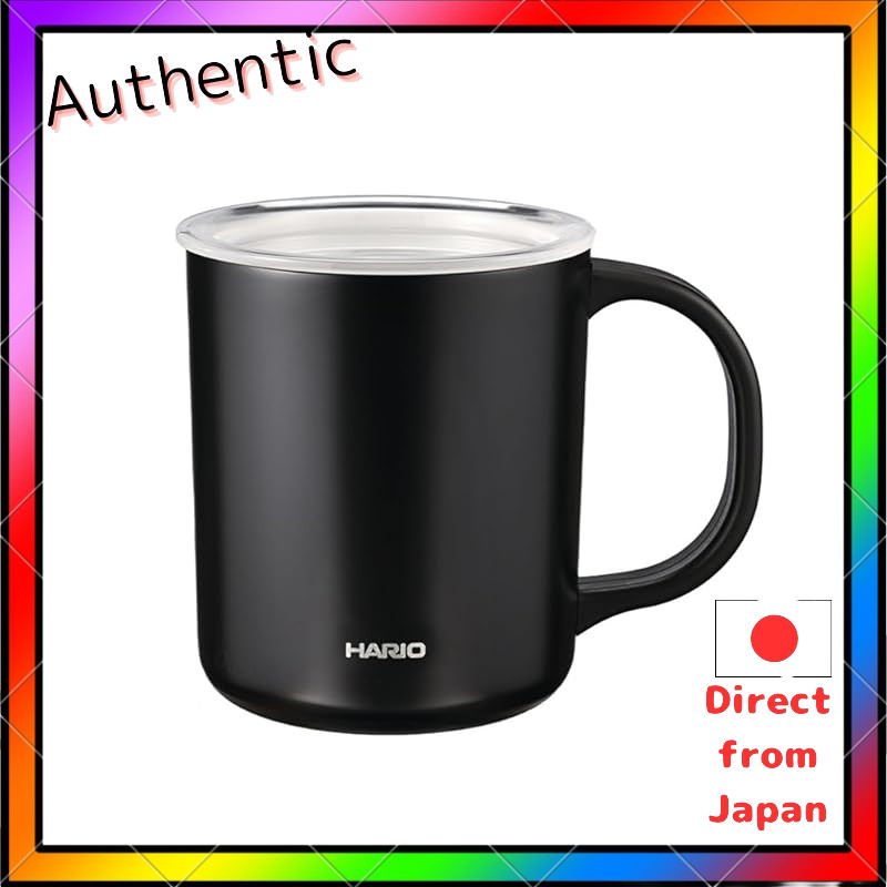 HARIO Ceramic Coated Vacuum Insulated Mug with Lid - Available in White ...