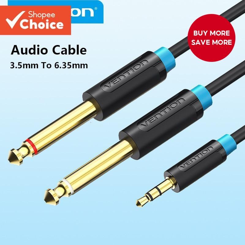 [Value Choice]Vention 3.5mm To 6.35mm Audio Cable for Amplifier Speaker ...