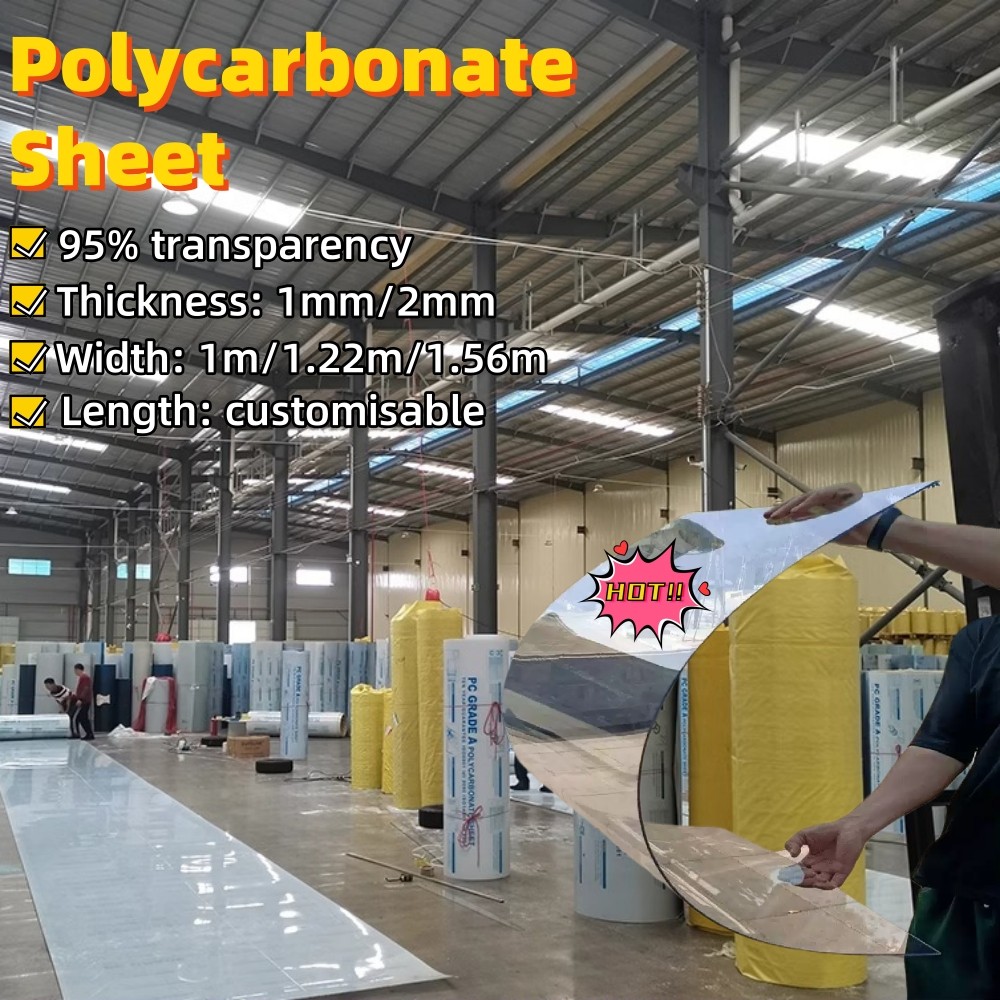 PC Roof Polycarbonate Sheet Transparent PC Roll Plastic Roof Atap ...