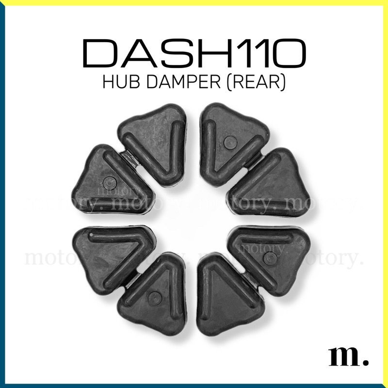 HONDA DASH110 - HUB DAMPER (REAR) WAVE110 CX DX DASH 110 V1 OLD NEW ...