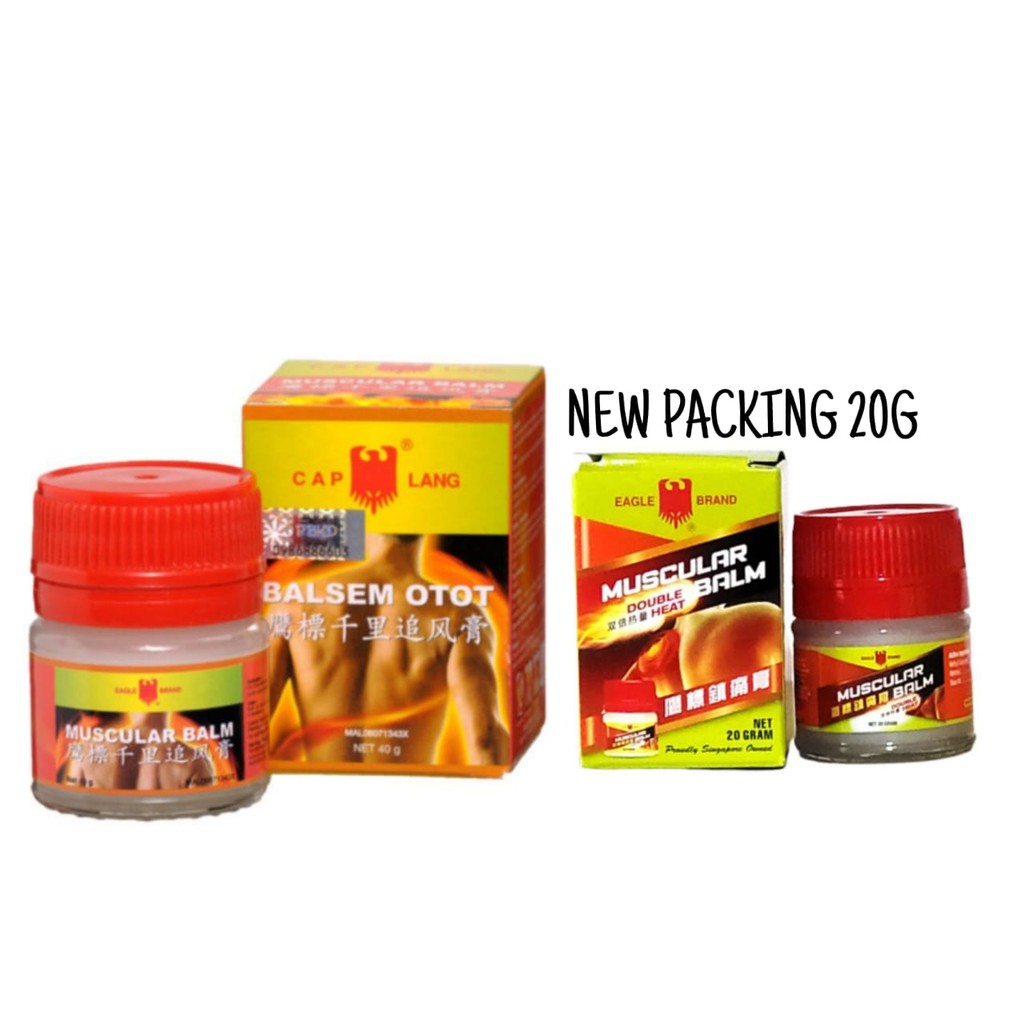 CAP LANG MUSCULAR BALM 20G/40G | Shopee Malaysia